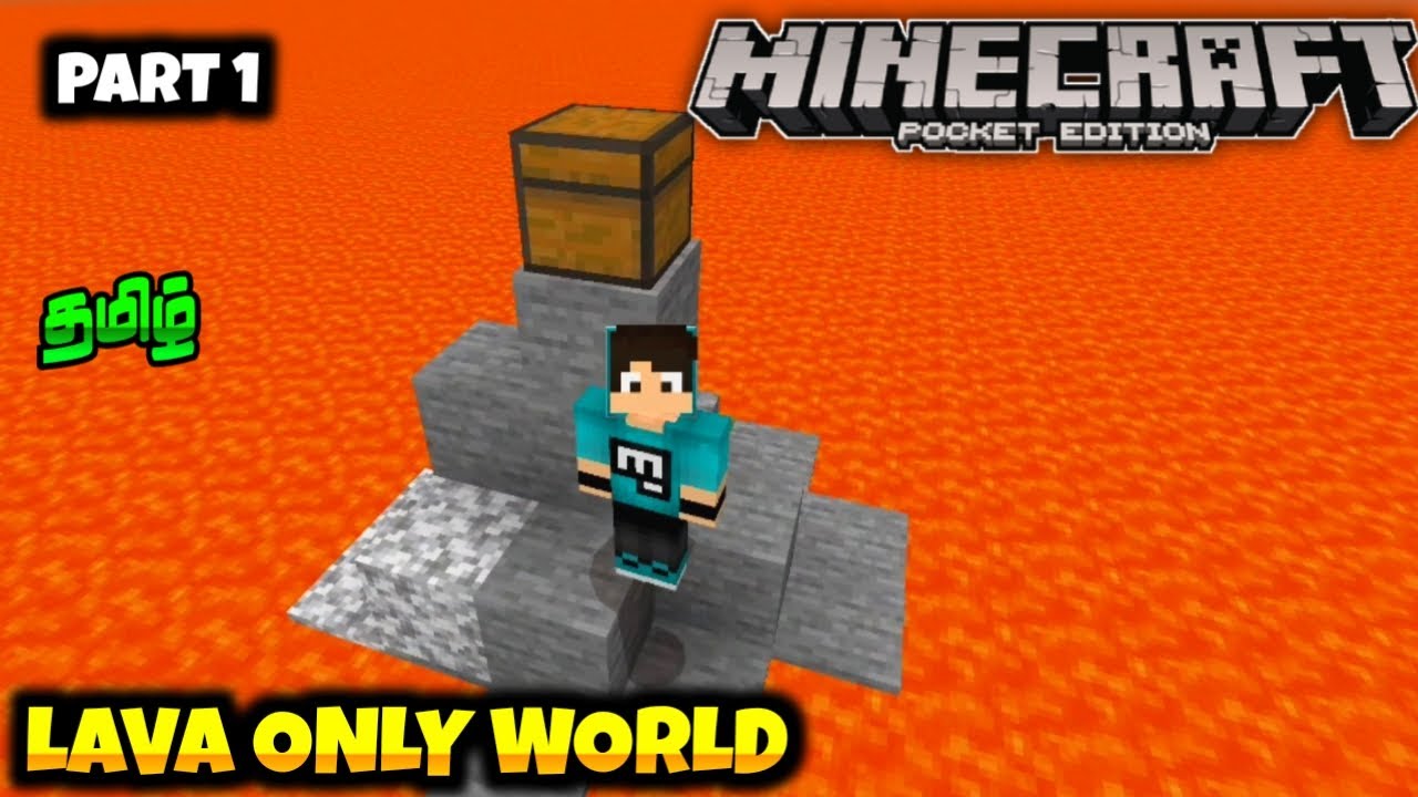 Minecraft Lava Only World Survival | Part 1 Tamil | Javi Phoenix ...