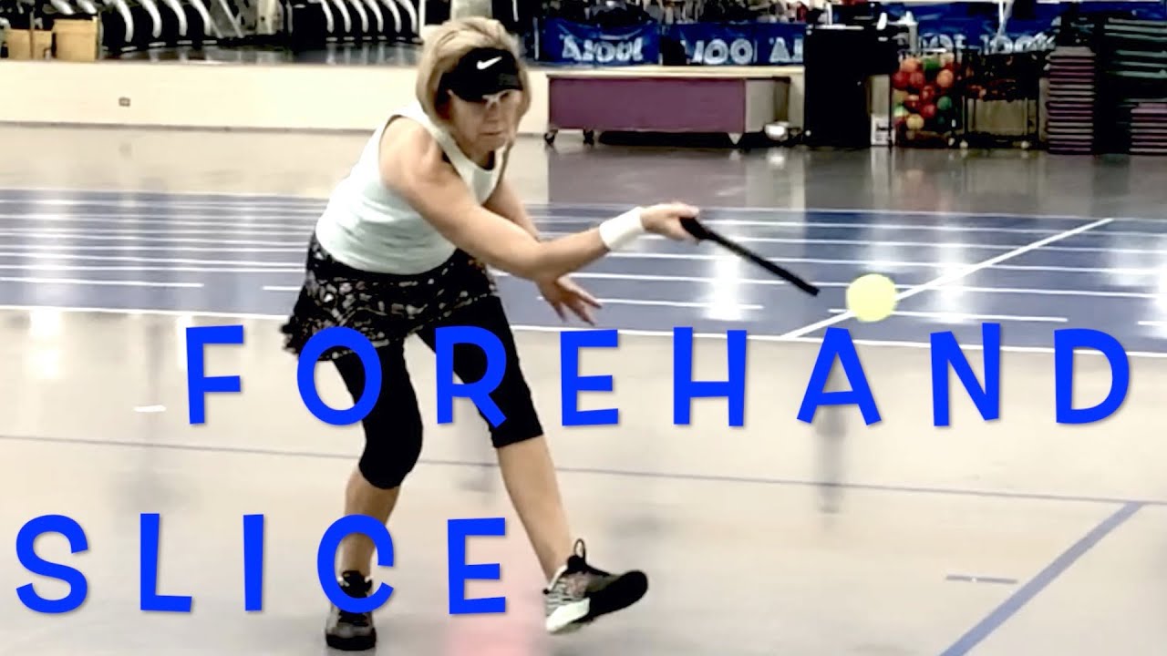 Forehand Slice 5th Shot Drop - Mixture of Sidespin and Underspin - YouTube
