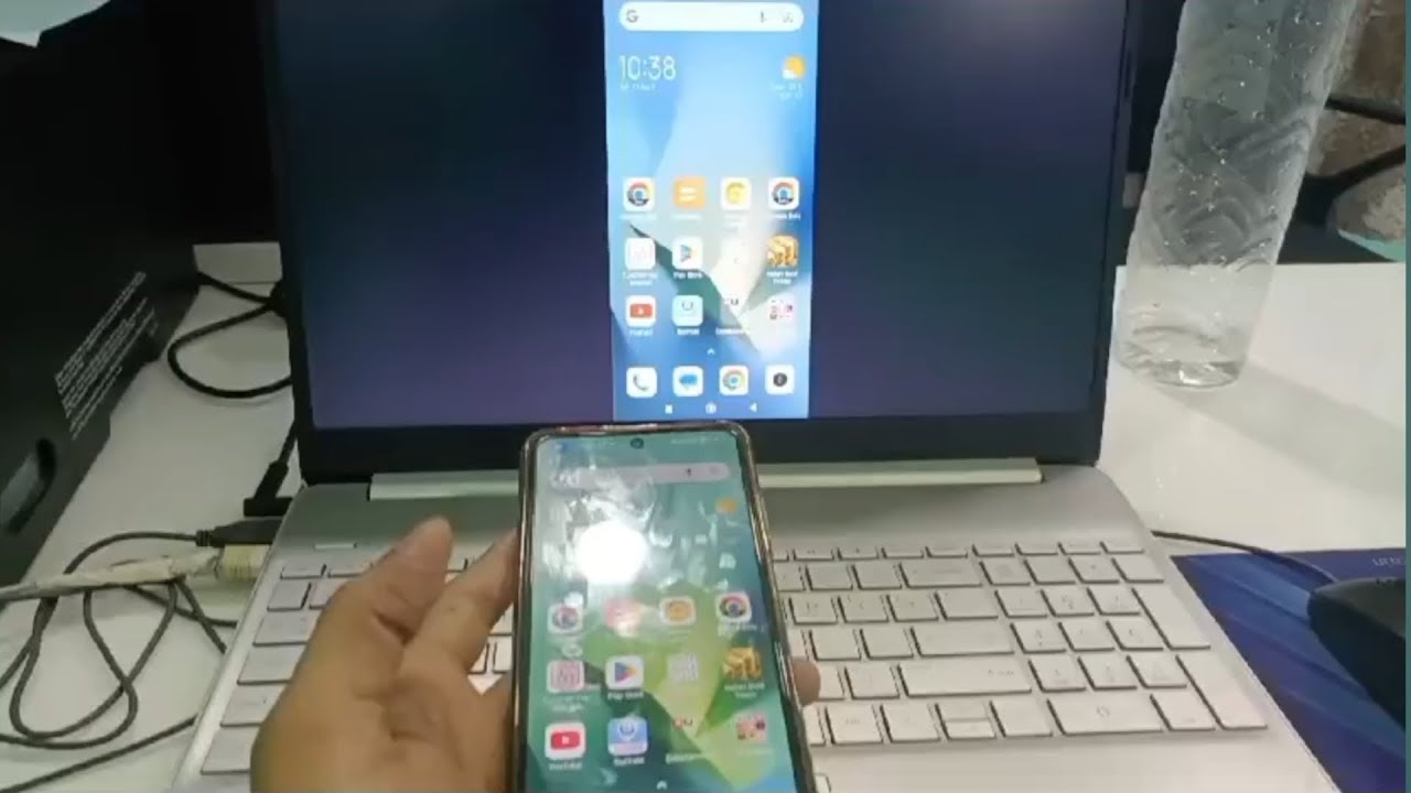 How to Connect Mobile to Laptop | Share Mobile Screen on Laptop | Phone ...