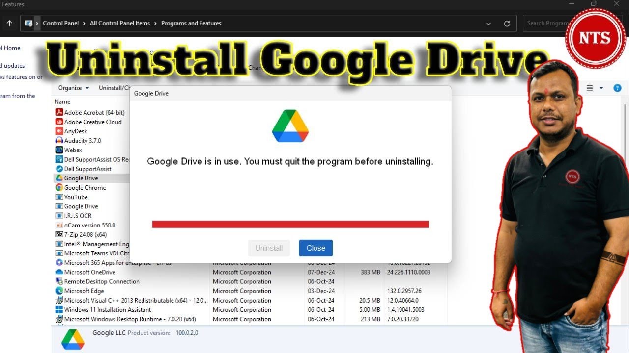 Solved: How to Remove/Uninstall Google Drive in Windows | Google Drive ...