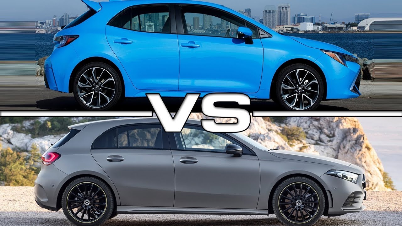 2019 Toyota Corolla Hatchback vs 2019 Mercedes A-Class Technical ...