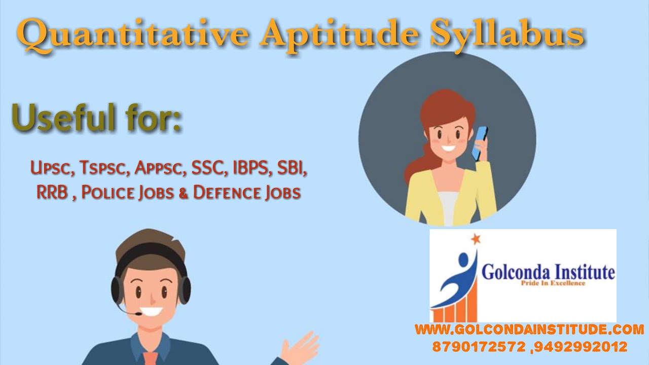 Quantitative Aptitude Syllabus For UPSC, SSC, IBPS, SBI, RRB , Police ...