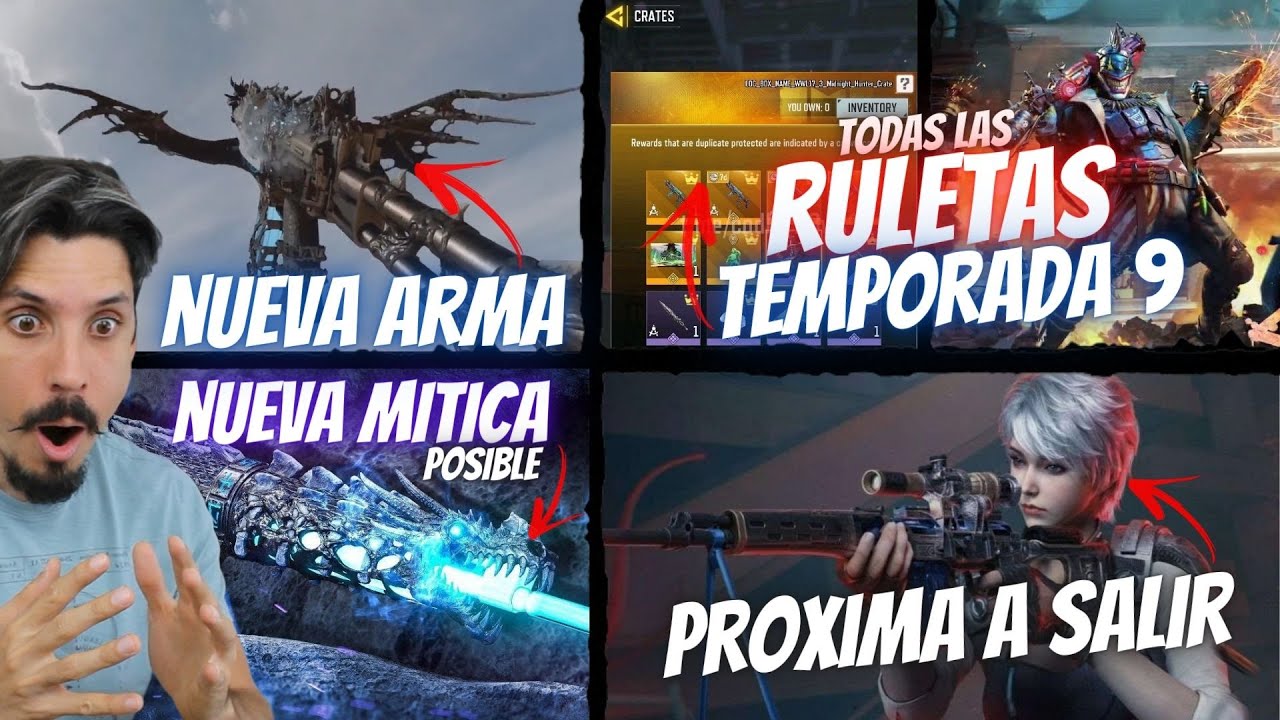 QUEE!! NUEVA ARMA Y RULETAS PARA LA TEMPORADA 9! Rifle Krig 6 | COD Mobile | Rido - YouTube