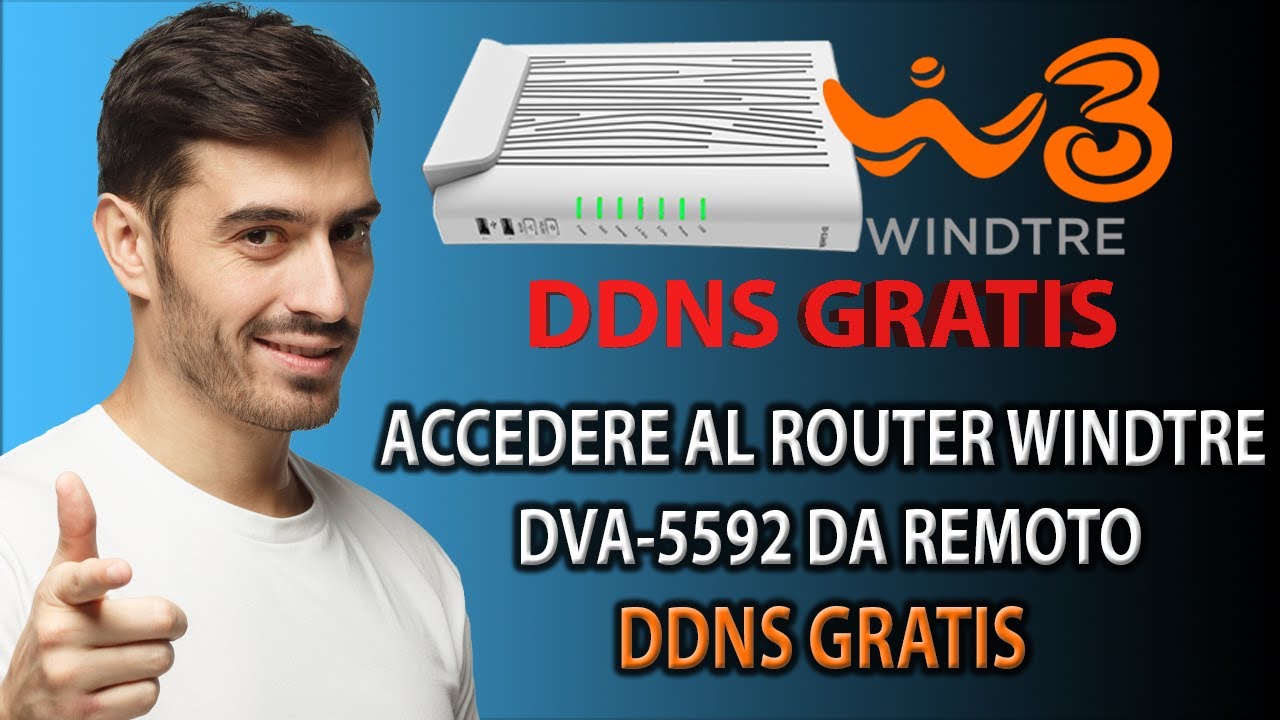 Router WindTre D-Link Dva-5592 da remoto (DDNS gratis) - YouTube