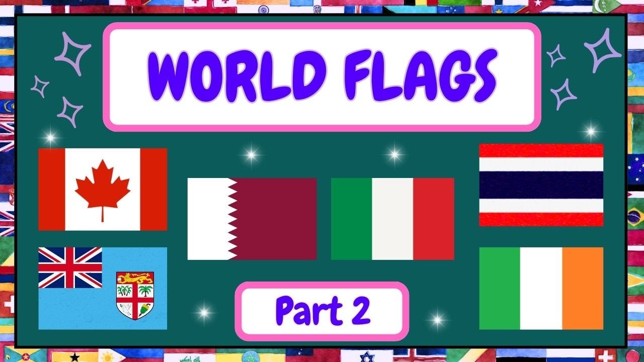 Educational Fun with Flags: Interesting World Flags including Fiji ...