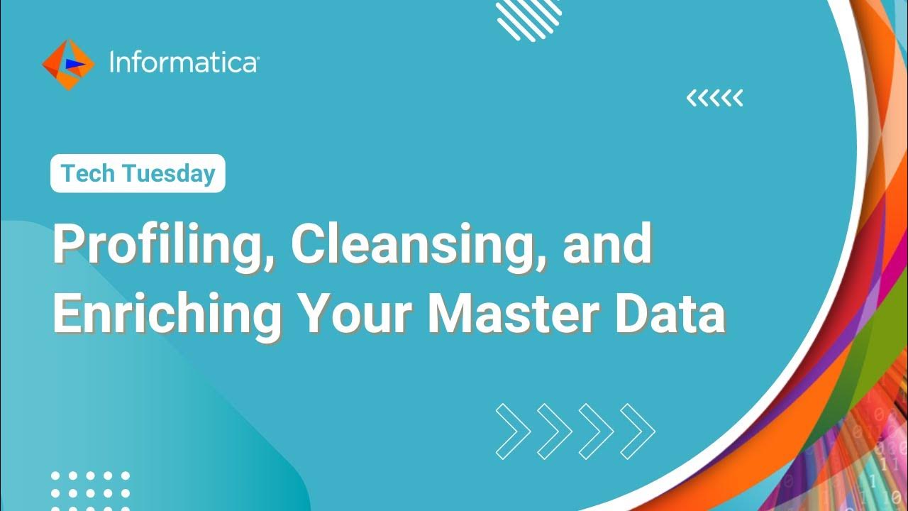 Profiling, Cleansing, and Enriching Your Master Data - YouTube