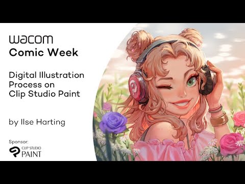 Wacom Comic Week: Digital Illustration Process Showcase on Clip Studio ...