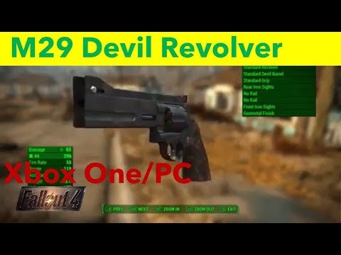 Fallout 4 Xbox One/PC Mods|M29 Devil Revolver - YouTube