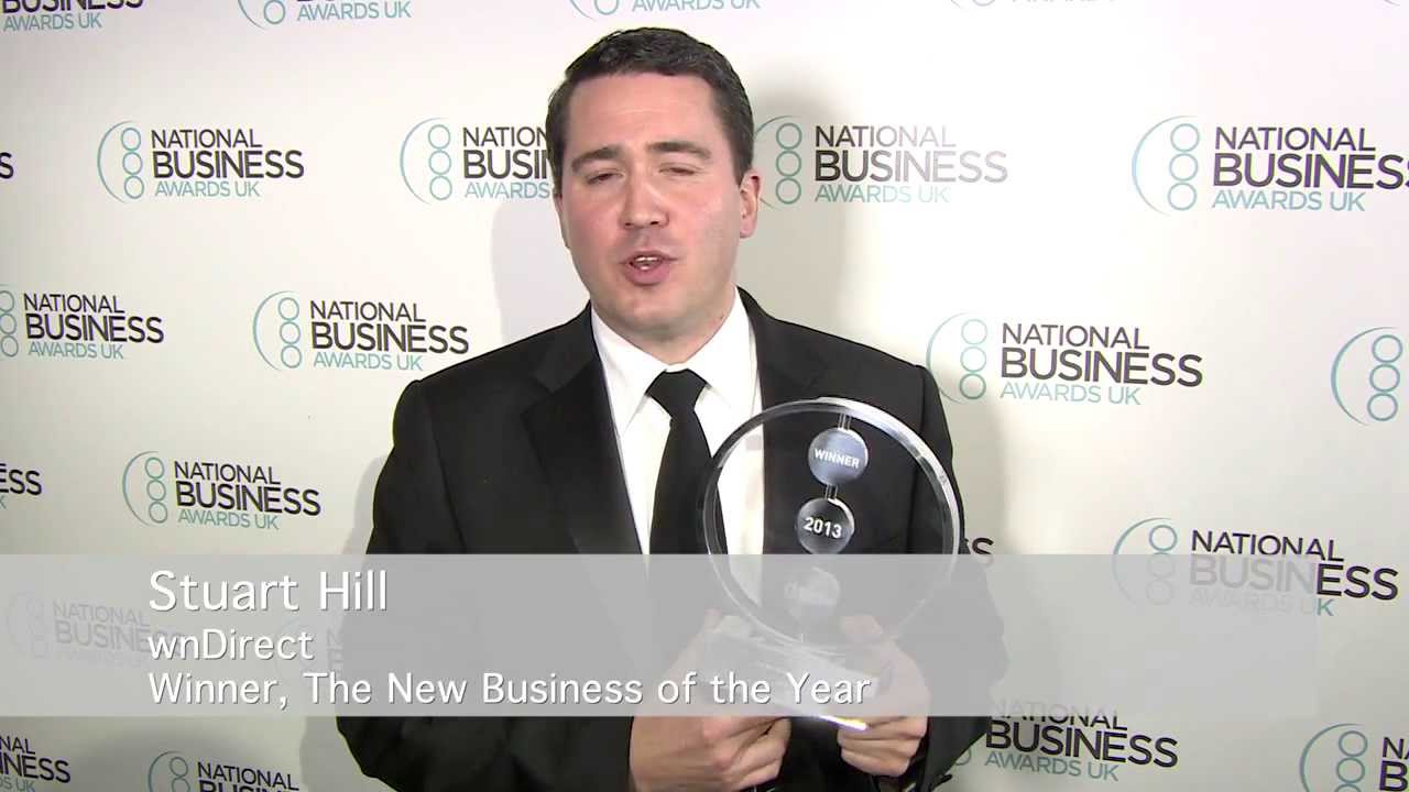 Stuart Hill, wnDirect - The New Business of the Year 2013 - YouTube
