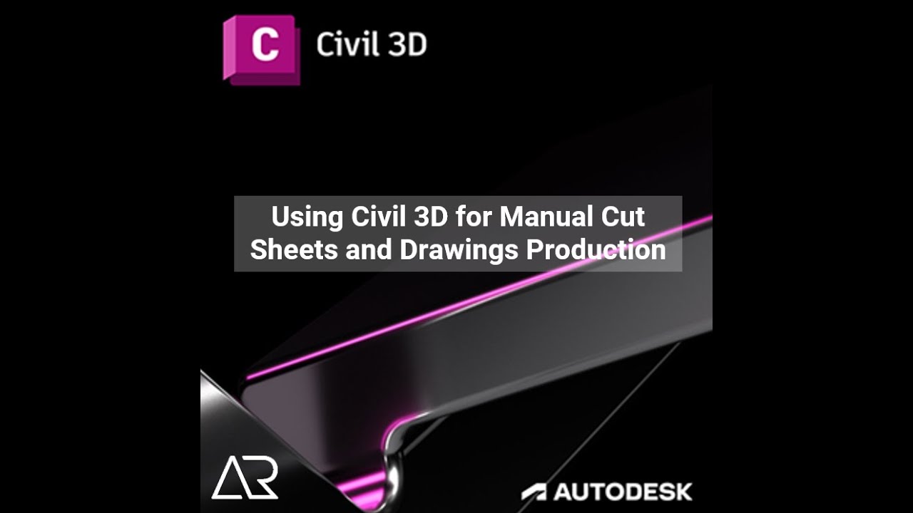 Using Civil 3D for Manual Cut Sheets and Drawings Production - YouTube
