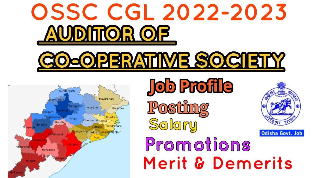 AUDITOR OF CO-OPERATIVE SOCIETIES JOB PROFILE,SALARY,PROMOTIONS /OSSC ...