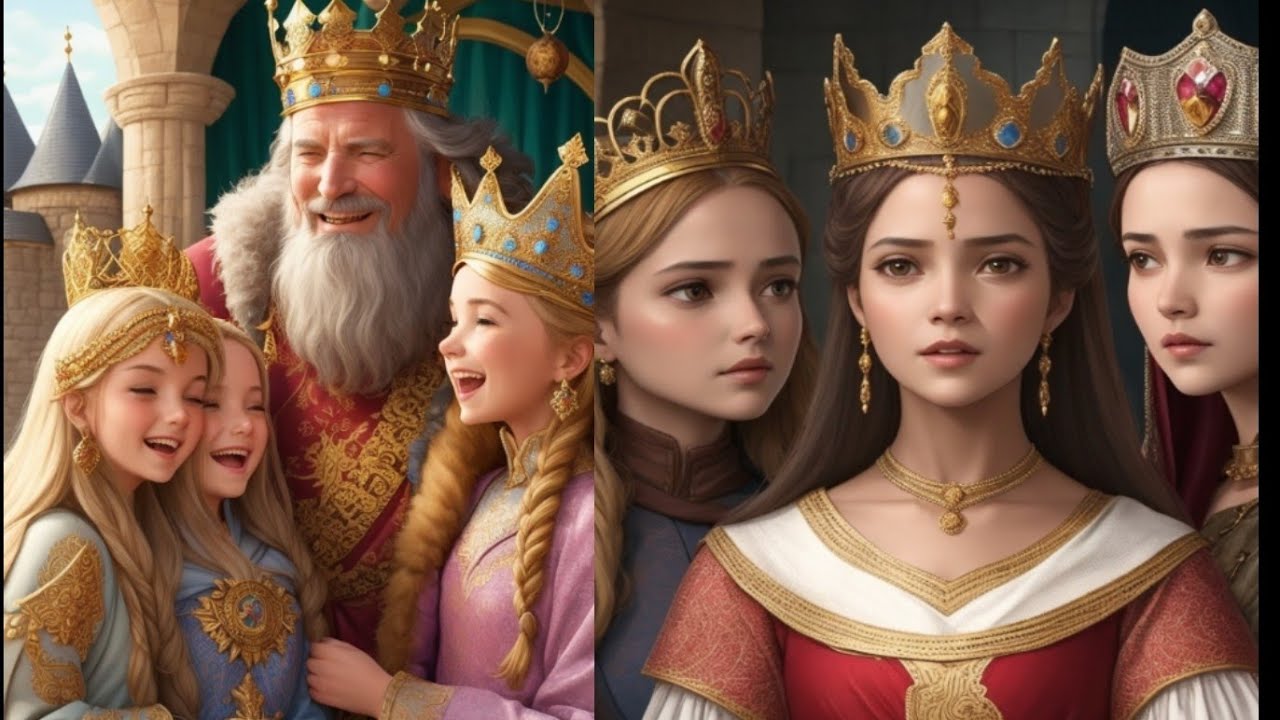 The story of three daughters of a king| three girls of story King 👑 ...