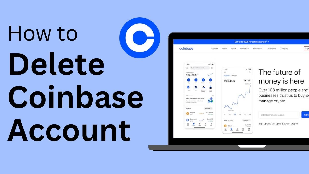 How To Delete Coinbase Account 2024 - Coinbase App Tutorial ! - YouTube
