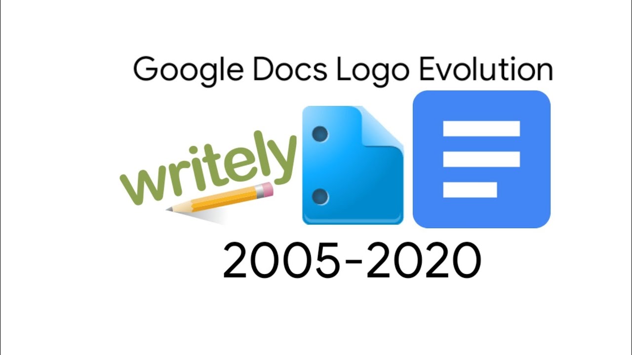 Google Docs Logo Evolution - YouTube