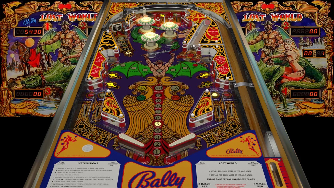 Lost World Pinball VPX - YouTube