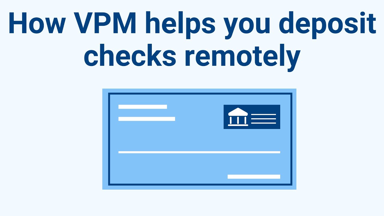 How Wicky Design used VPM's check deposit service - YouTube