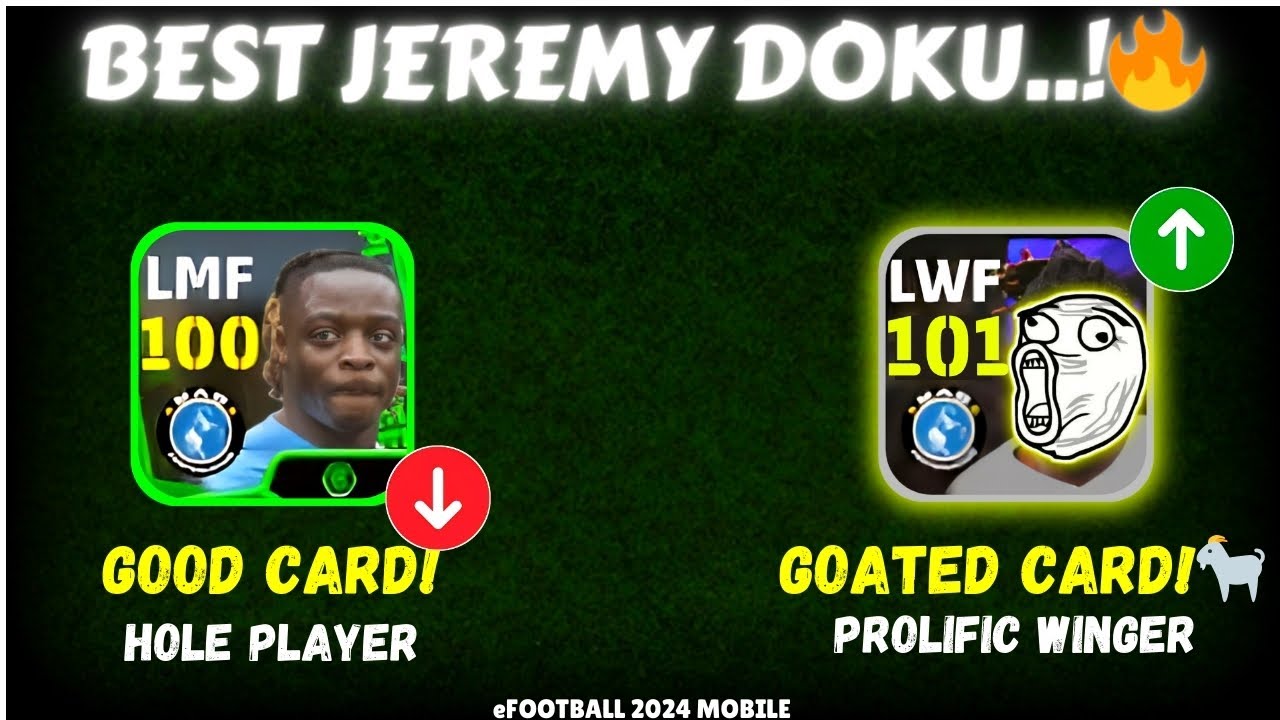 JEREMY DOKU | Best Version Of Doku ..!🥵🔥 | Doku Efootball 24 ...