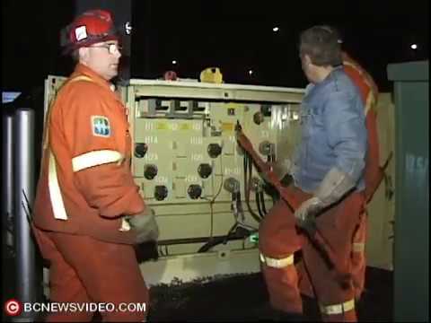 BC Hydro crews lightning strike burnt-out transformer caused power ...