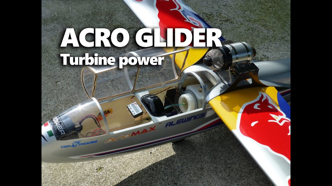 ACRO Blanik Turbine Glider RC. Crazy Flight! - YouTube
