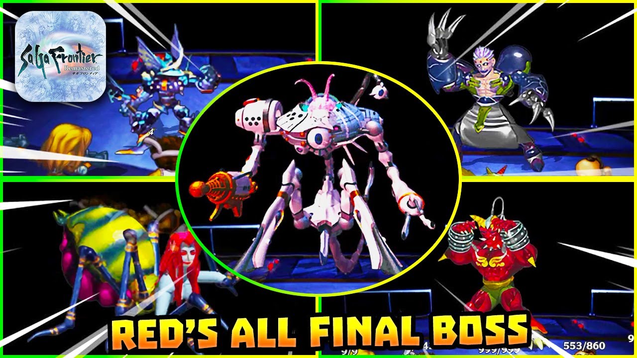 ALL RED'S FINAL BOSS SHUZER, BOSS X, ARACHNE, METAL BLACK, BERVA SAGA ...