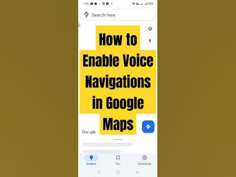 How to Enable Voice Navigation in Google Maps - Step-by-Step Guide - YouTube