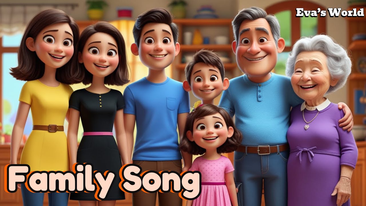 🎶 Family Memvers Song with Eva | Family Song | Kids Song | Eva’s World ...