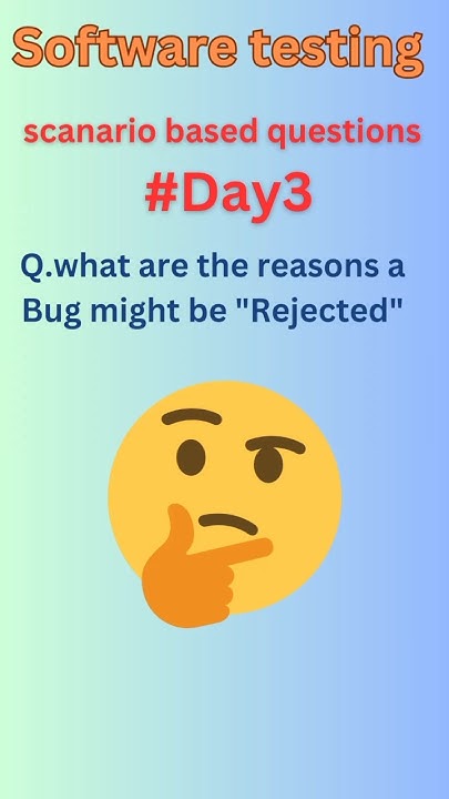 Software testing scanario based interview questions ‼️ what are the ...