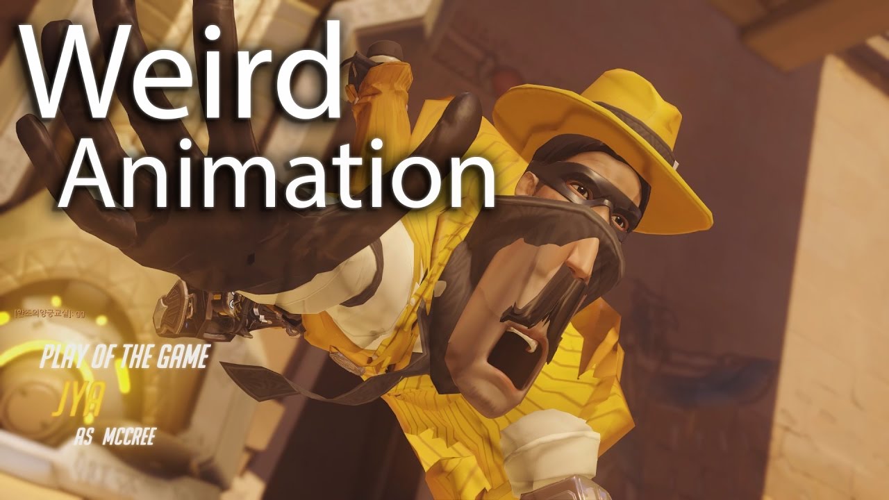 Thats a weird animation- Overwatch - YouTube
