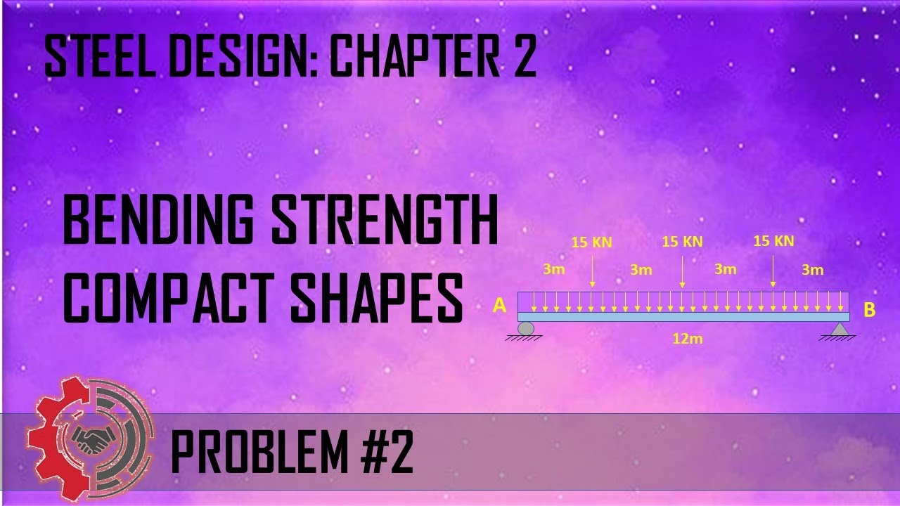 STEEL DESIGN: Bending Strength Compact Shapes (Problem 2) - YouTube