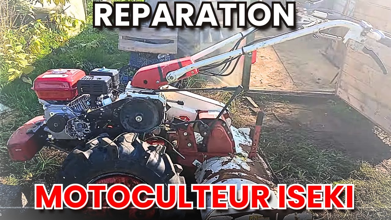 REMISE EN ETAT MOTOCULTEUR Iseki Sa 573 Fs - YouTube