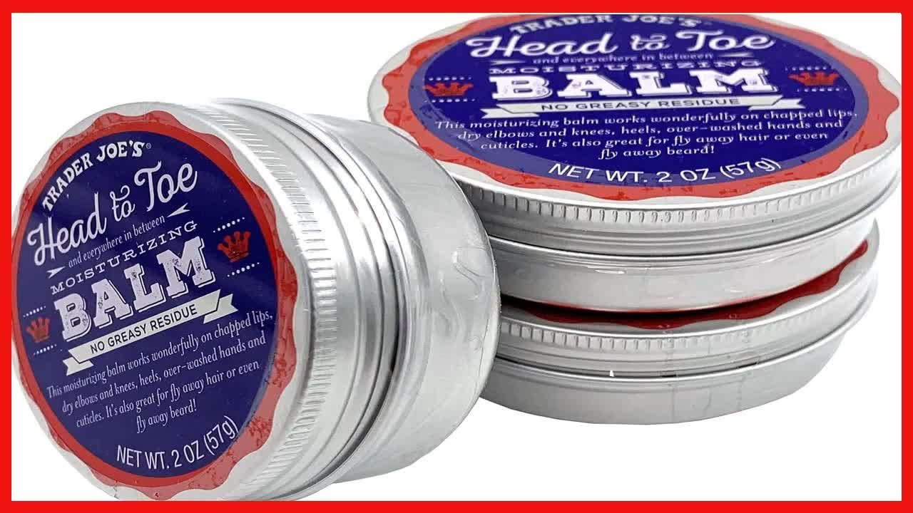 Trader Joe's Head to Toe Moisturizing Balm and Beard Balm 2 Ounce, 3 ...