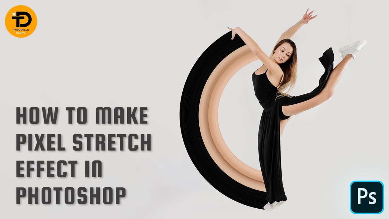 Create a Trendy Pixel Stretch Effect in Photoshop (Easy Steps!) - YouTube