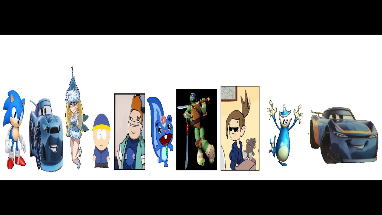 All Blue characters from games, series, and movies sings I'm blue (DA ...