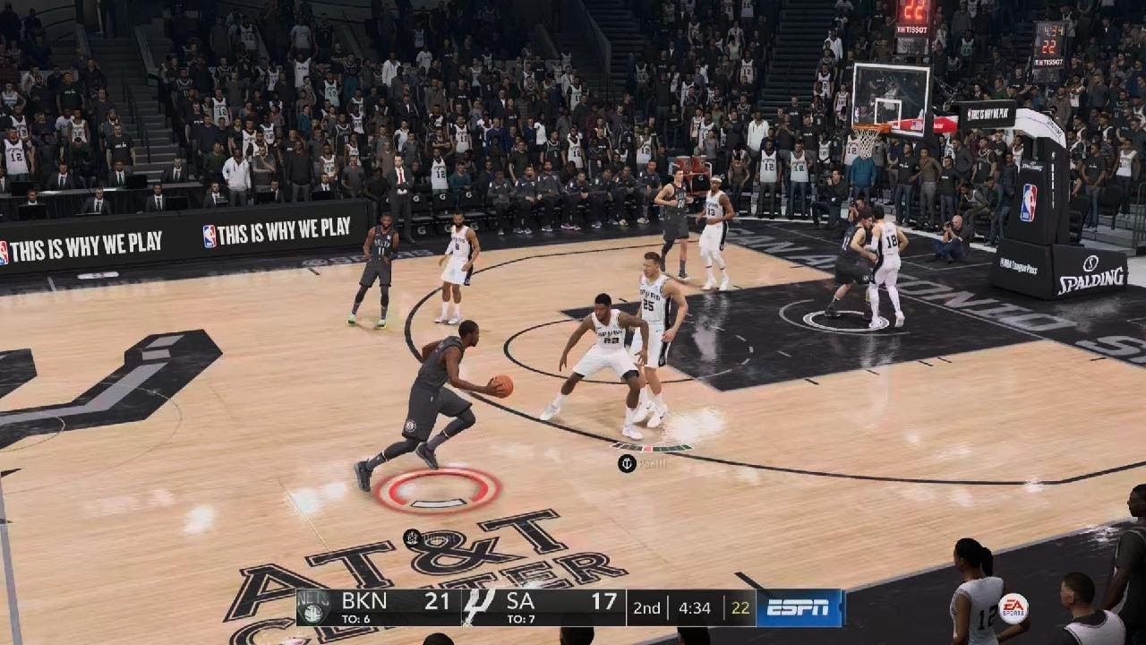 NBA LIVE 22 Kevin Durant step back 3 pointer - YouTube