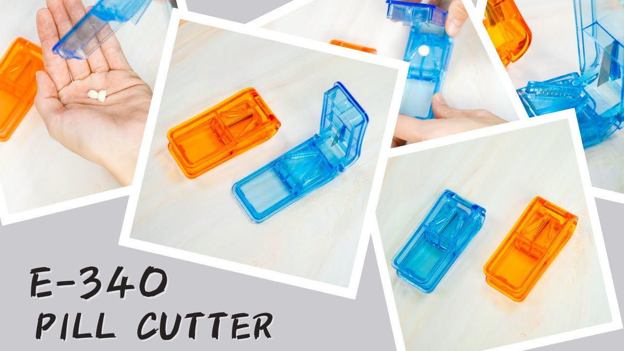 Pill Cutter for Pill Tablet E-340 - YouTube