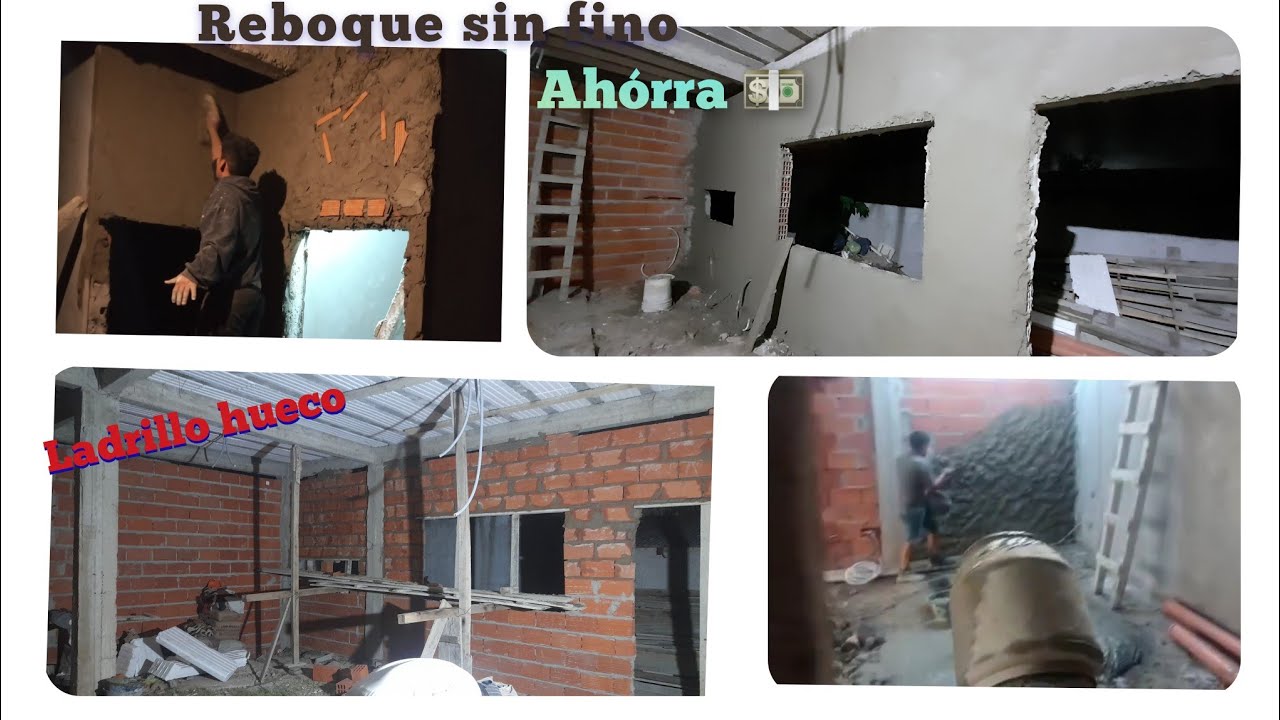 como hacer un revoque grueso fratachado - YouTube