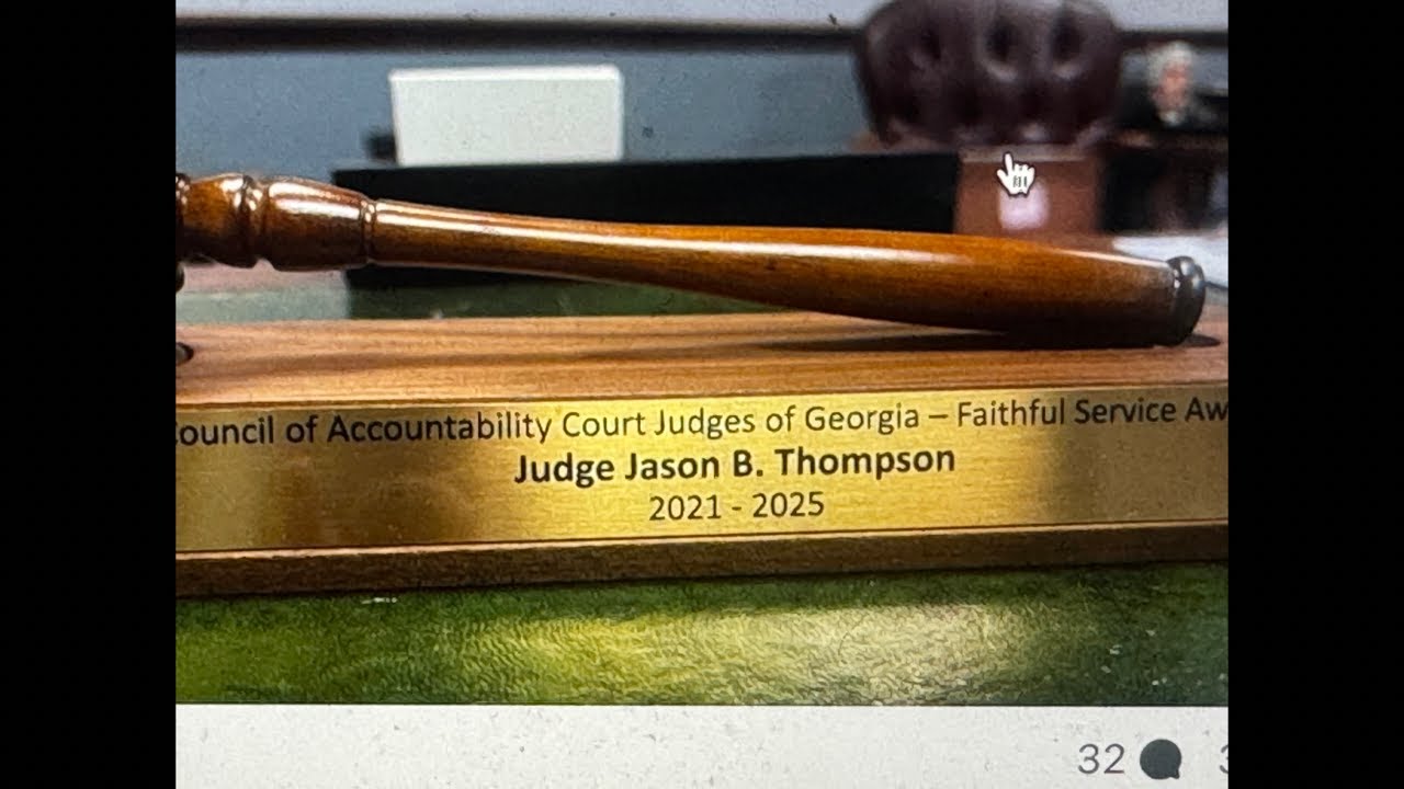 Judge Jason Thompson Fayette County GA State Judge Gets “Faithful ...
