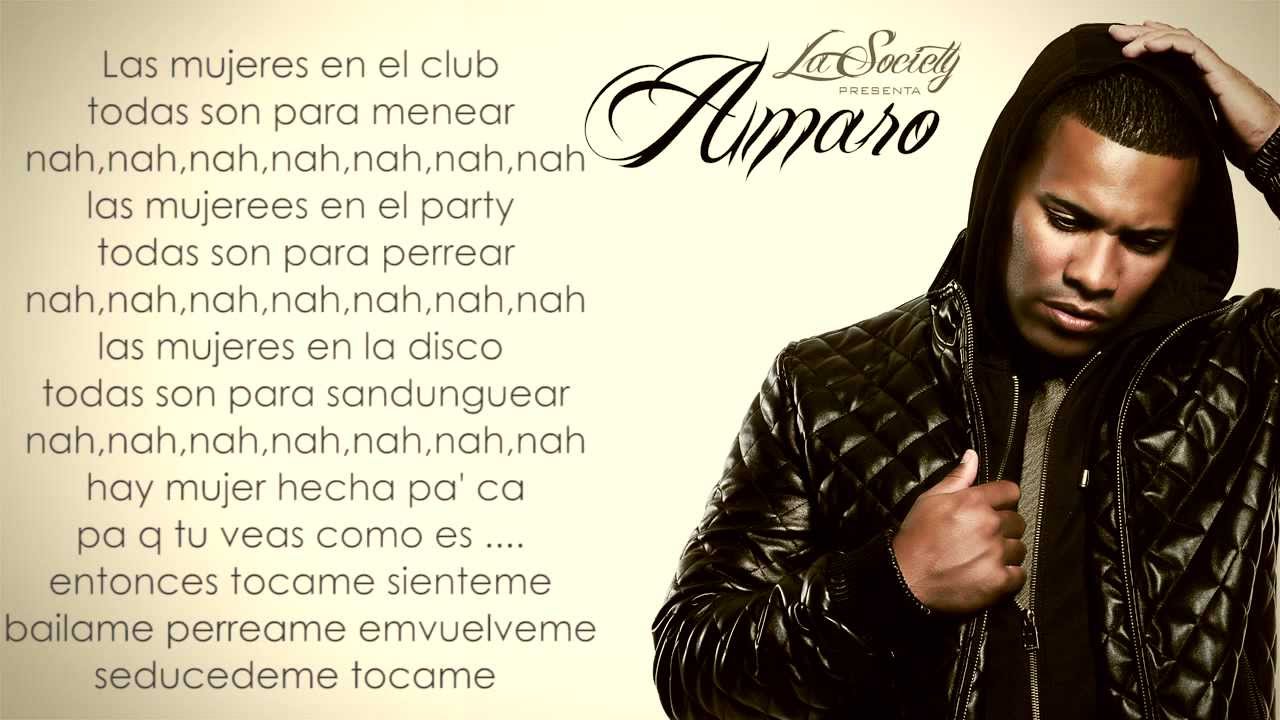 Amaro - Mujeres en el Club (Letra) (La Society) - YouTube Music