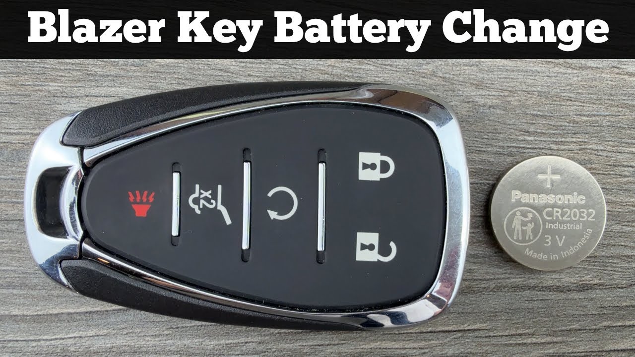 2021 Blazer Key Fob Battery