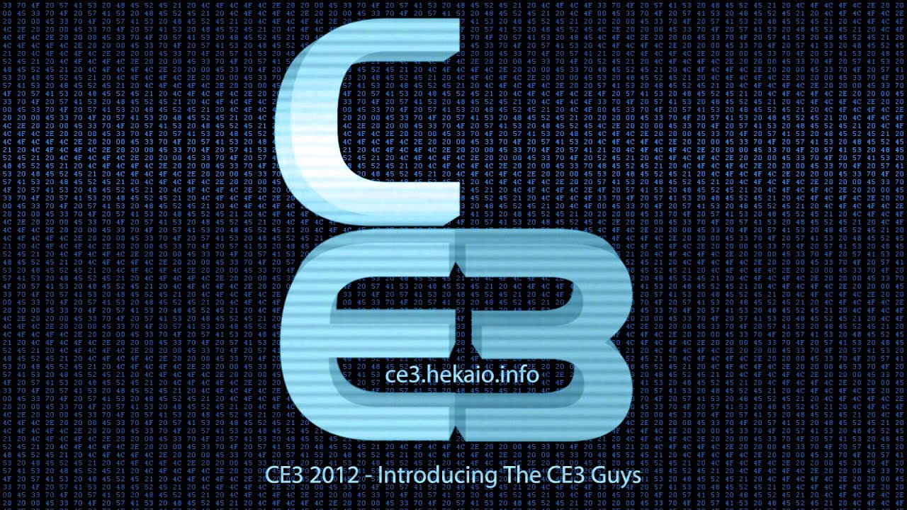 CE3 2012 - Introducing the CE3 Guys - YouTube