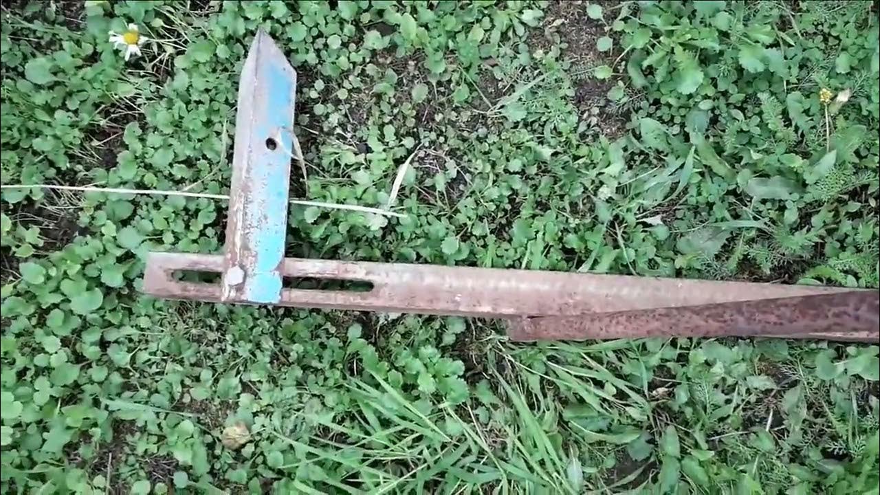 Маркер для разметки грядок картофеля,своими руками - YouTube