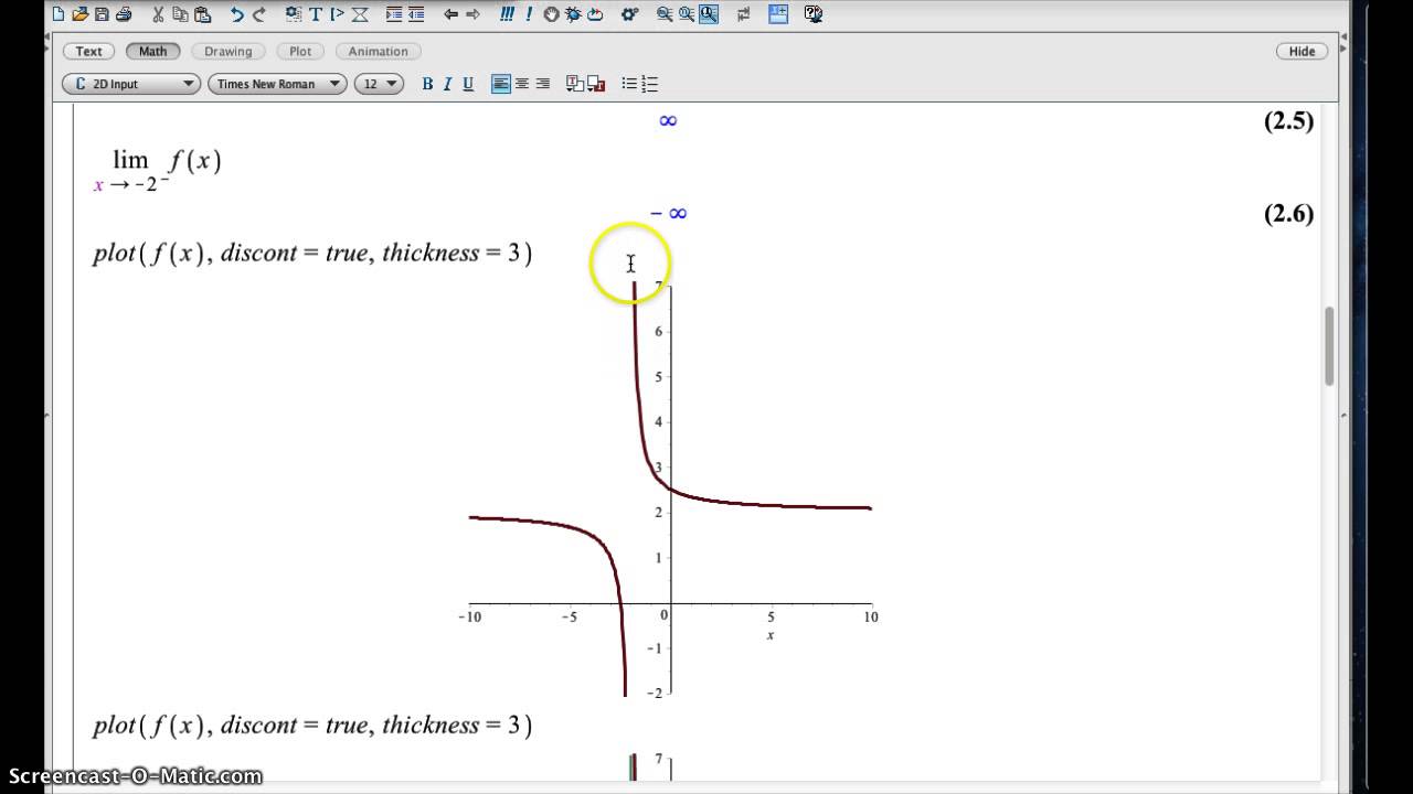 Lodret asymptote - YouTube