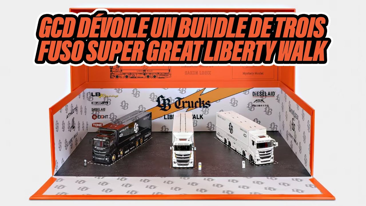 GCD dévoile un bundle avec ses trois Mitsubishi Fuso Super Great ...
