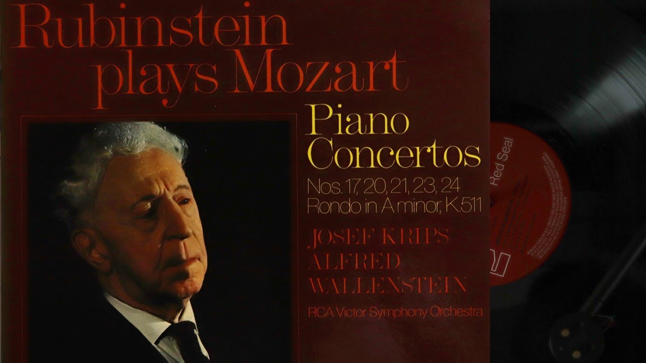 [LP] Mozart - Piano Concertos - Rubinstein (side A) - YouTube