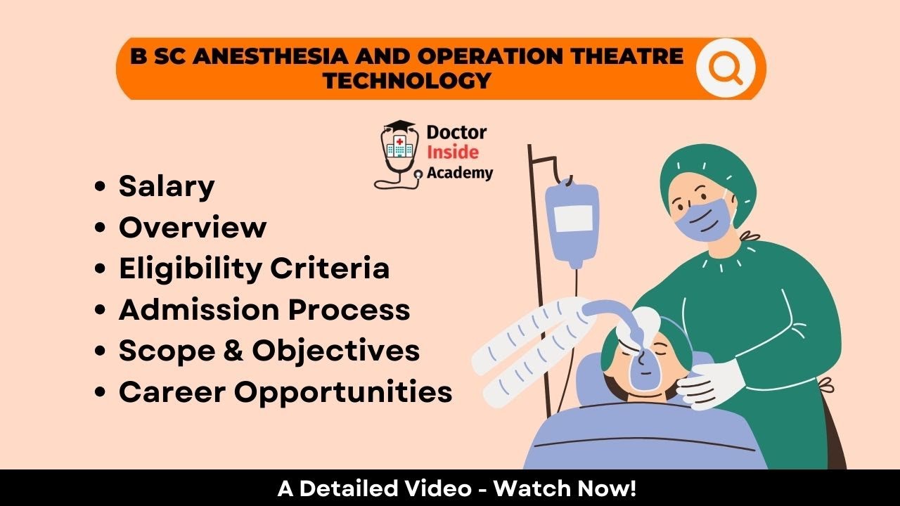 BSc Anesthesia and Operation Theatre Technology Details | BSc OTAT ...