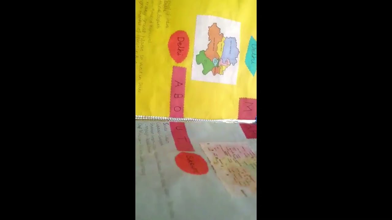 Easy Scrapbook ideas on sikkim and Delhi for school project students ...