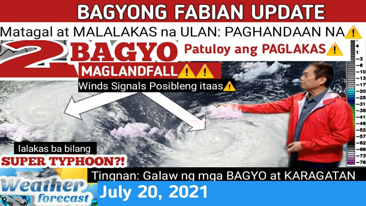 WEATHER UPDATE TODAY July 20, 2021|PAGASA WEATHER FORECAST |LPA BAGYO ...