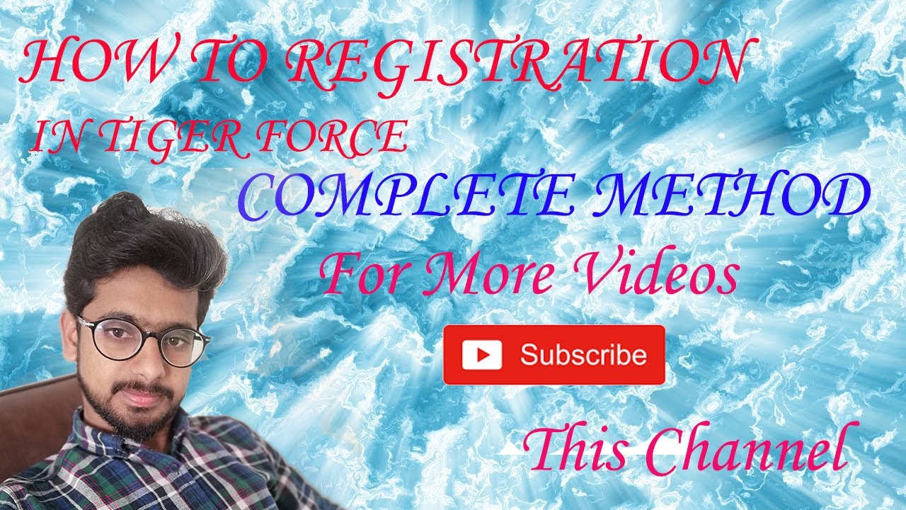 How to Register in Corona Tiger Force | Training For You - YouTube