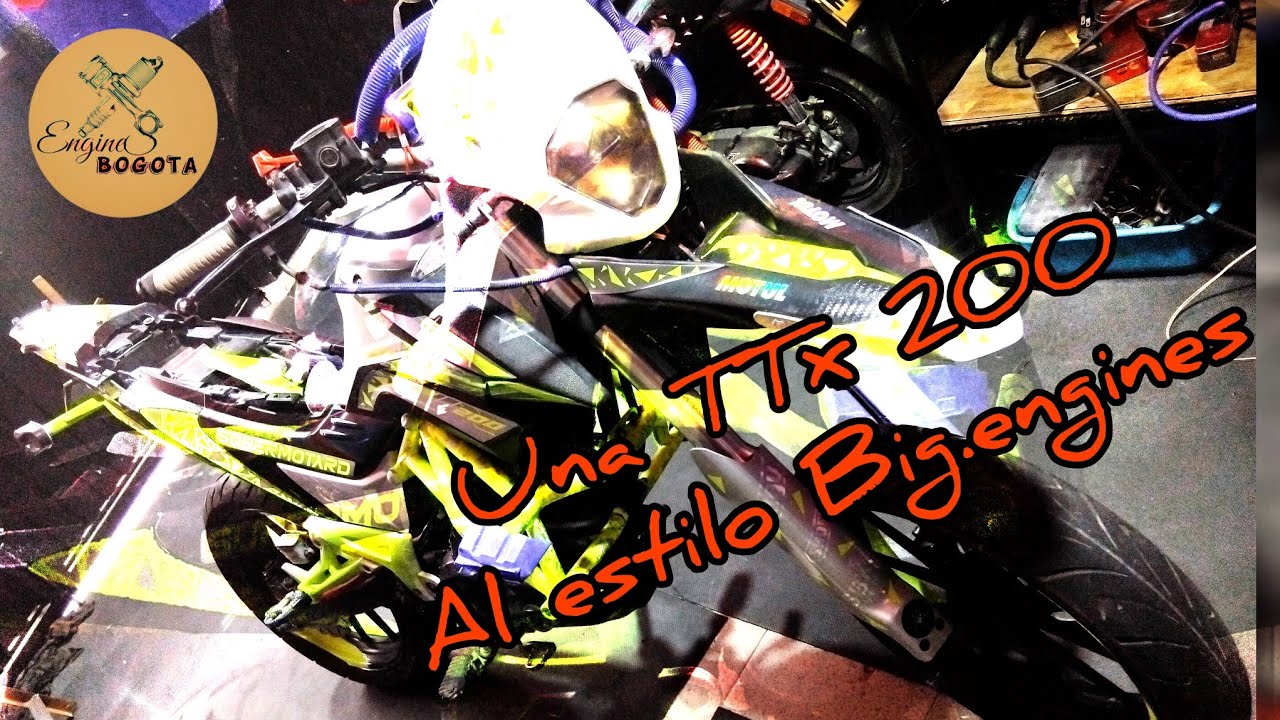 ttx 200 modificada y personalizada // Le dimos una sorpresa al parcero ...