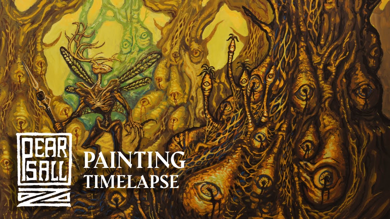 Painting an Surreal Alien Forest! - YouTube